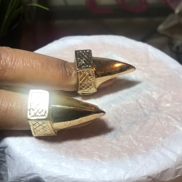 Jewelry | Pair Of Gold Talon Rings | Poshmark